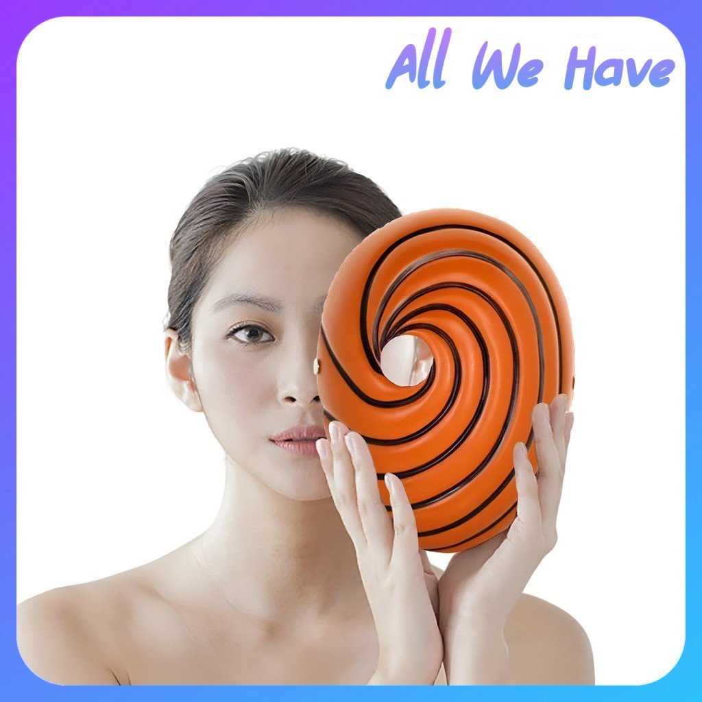 (SOLID HARD MASK) AWH Cosplay Naruto Uchiha Tobi Obito Mask Spiral Mask ...