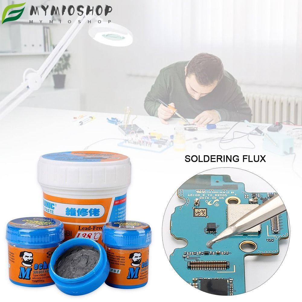 MIOSHOP Soldering Flux, Lead-Free Low Medium Temperature Tin Paste ...