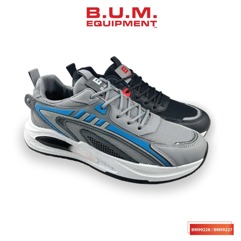 BUM Equipment Men's Shoe BM99227/BM99228 Black/Grey - Kasut Lelaki ...
