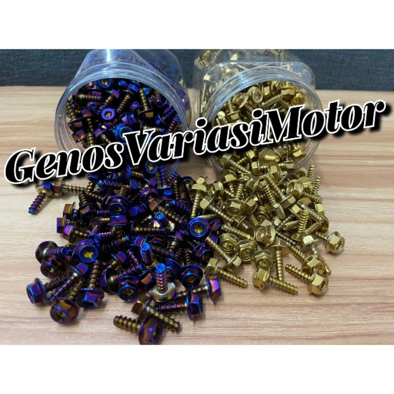 Heng BODY Bolts 2 Locks FULL GOLD And Blue UNIVERSAL Bolts Original ...