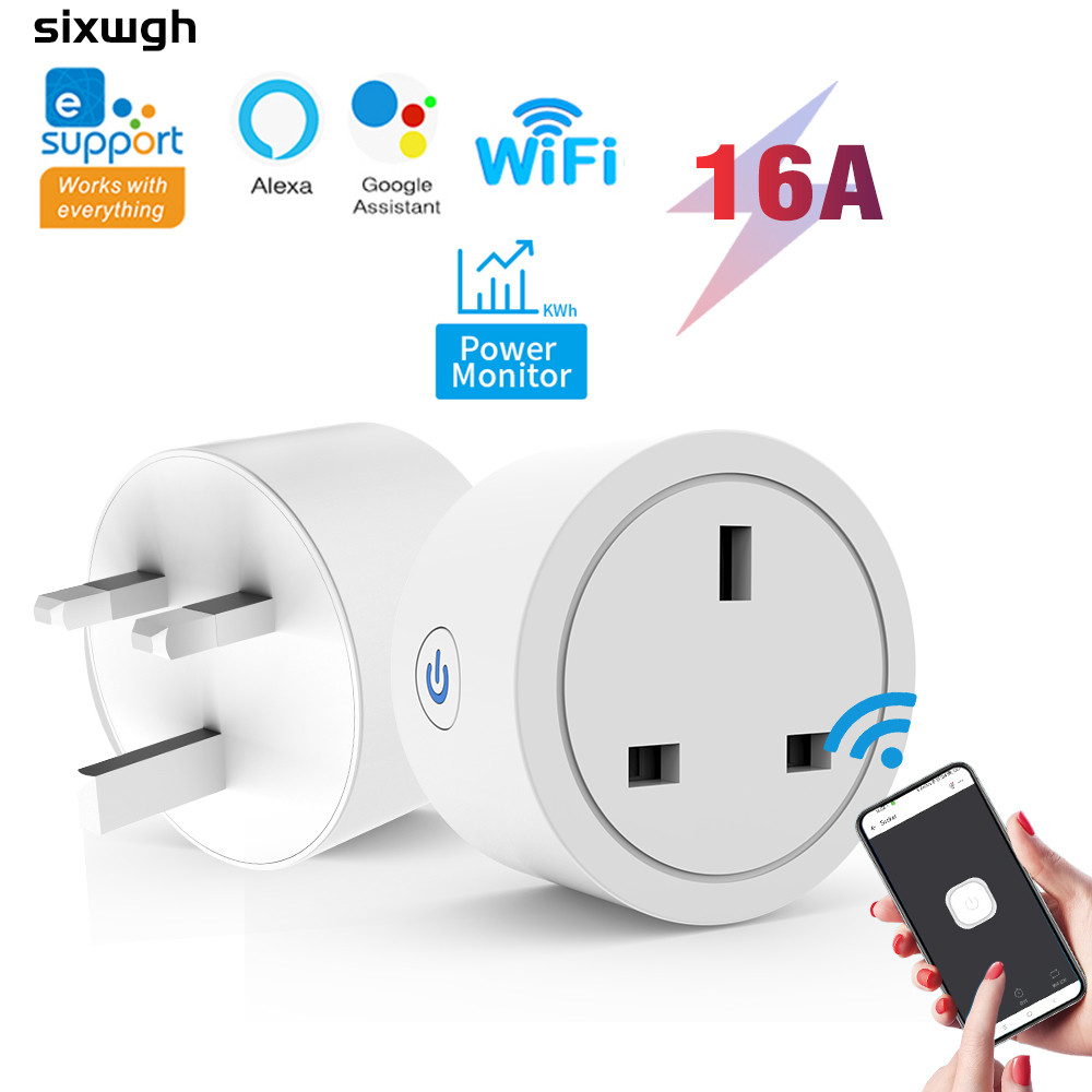 16A eWeLink Wifi Smart Socket Wifi Socket works with Alexa Google Home ...