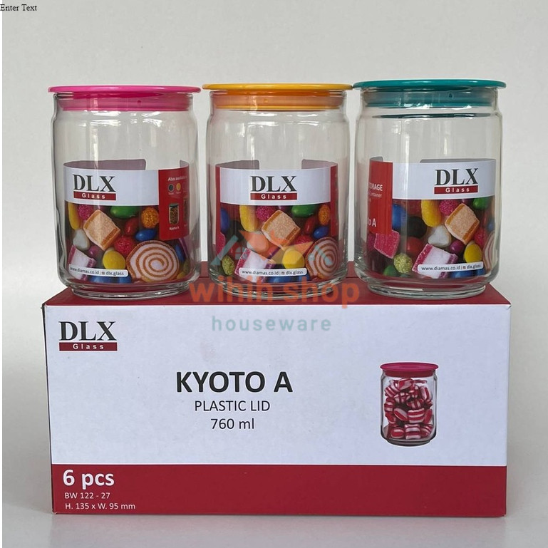 Kyoto Glass Jar a Size 760ml (6Pcs) | Shopee Malaysia