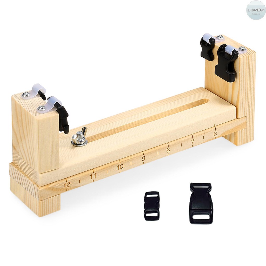 [LIXADA MALL] Wood Bracelet Jig Tool Survival Wristband Knitting Tool ...