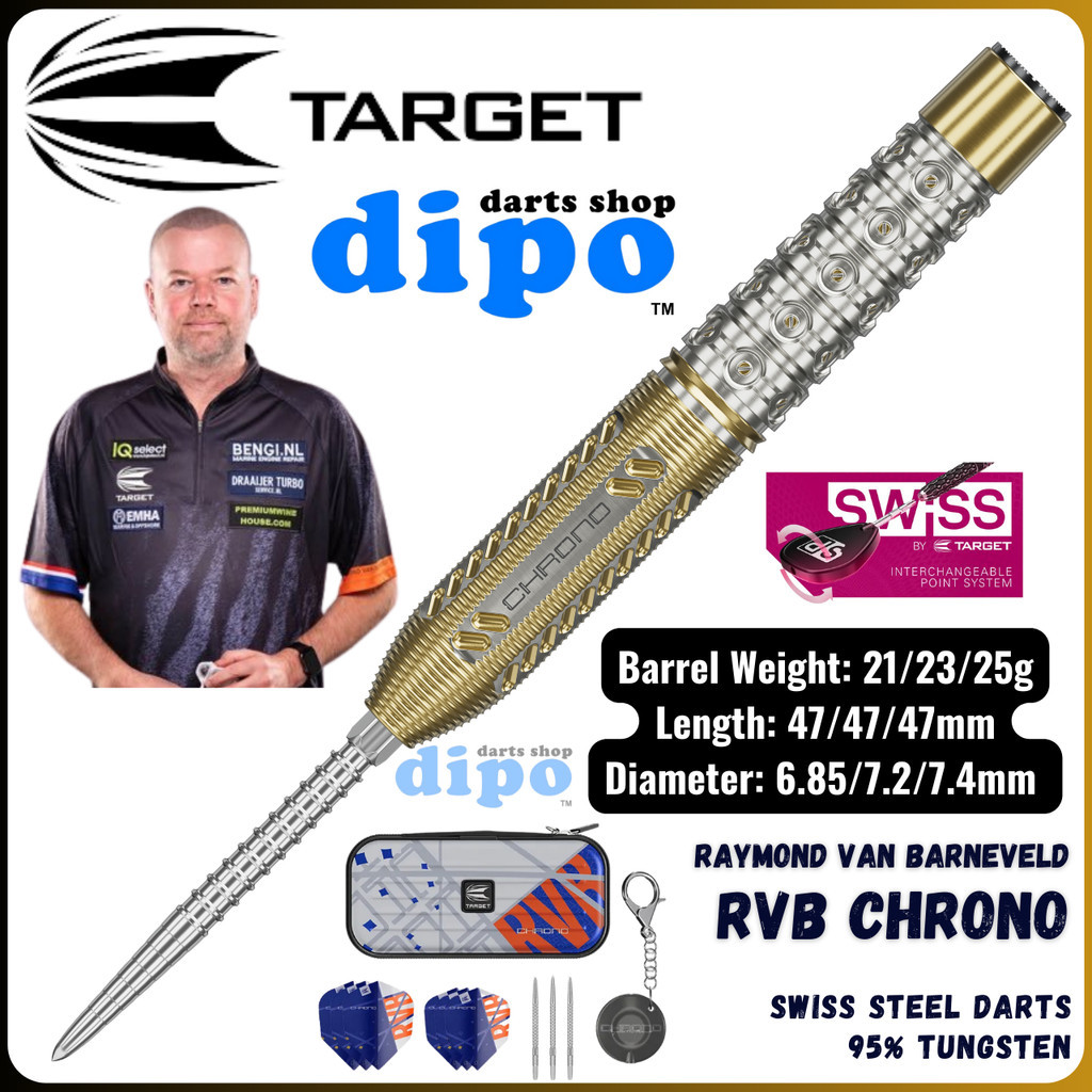 TARGET RVB CHRONO ( RAYMOND VAN BARNEVELD Model ) - TARGET Swiss Steel ...