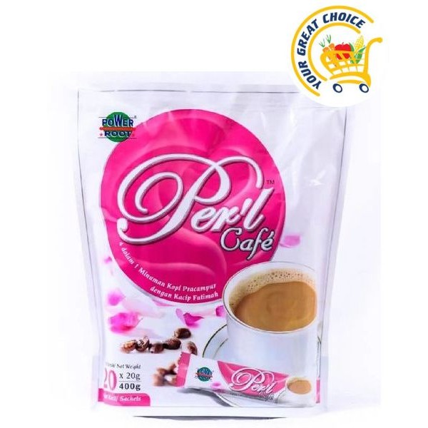 Power Root 4 In 1 Premix Coffee Drink Perl With Kacip Fatimah 20 x 20g | Shopee Malaysia