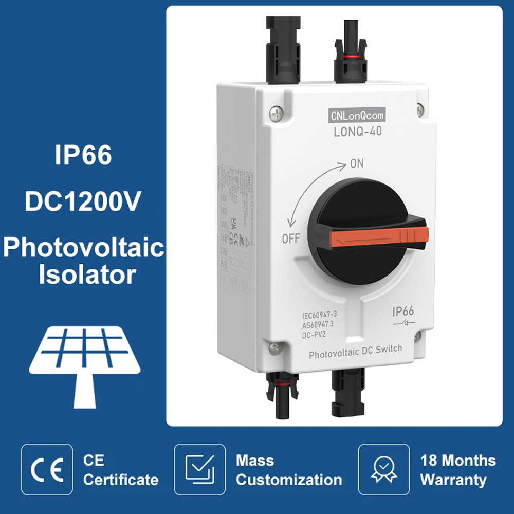 Photovoltaic Electrical Isolator Solar Switch PV Photovoltaic DC Switch ...