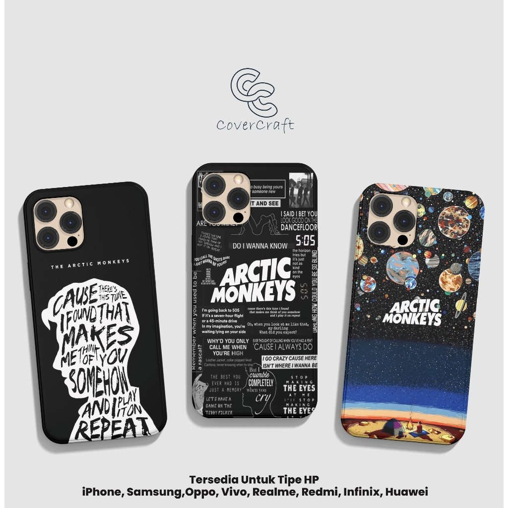 HP Covercraft Artic Monkeys painting Soft Case / Case ALL TYPE - (Can ...