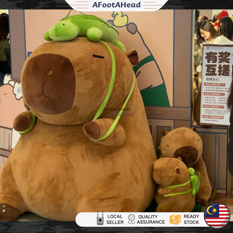 55CM Capybara Toy Kabibala Anak Patung Cabibara Plushie Toy Stuffed Toy ...