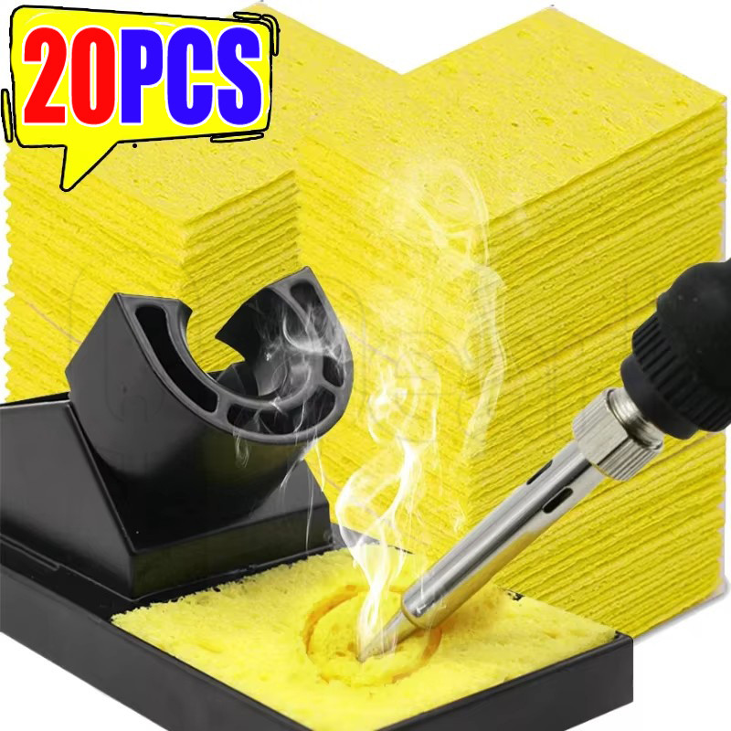5/20Pcs Welding Head Clean Sponge - Soldering Iron Head Cleaner ...