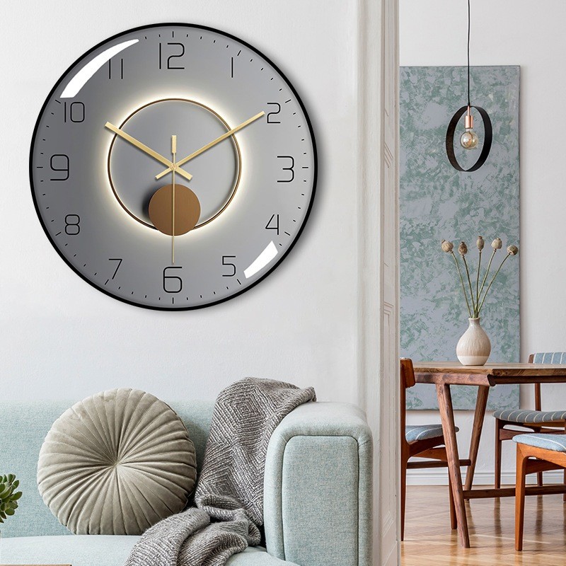 RH Modern Silent Jam Dinding Hiasan Rumah Wall Hanging Simple Home ...