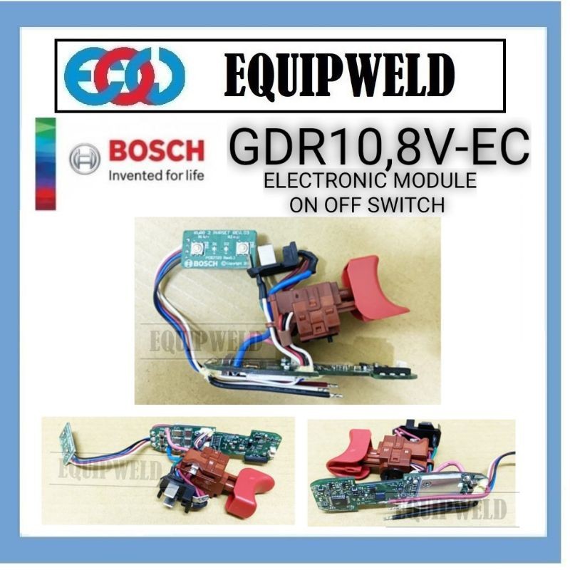 Spare Part - Bosch Electronic Module / On Off Switch for GDR10,8V-EC ...