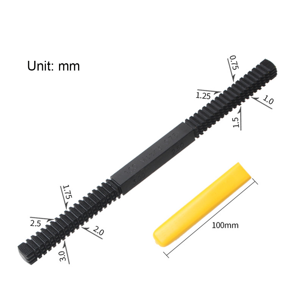 Metric Damaged Screw Thread Repair File Pipe Bolt Teeth Correction ...