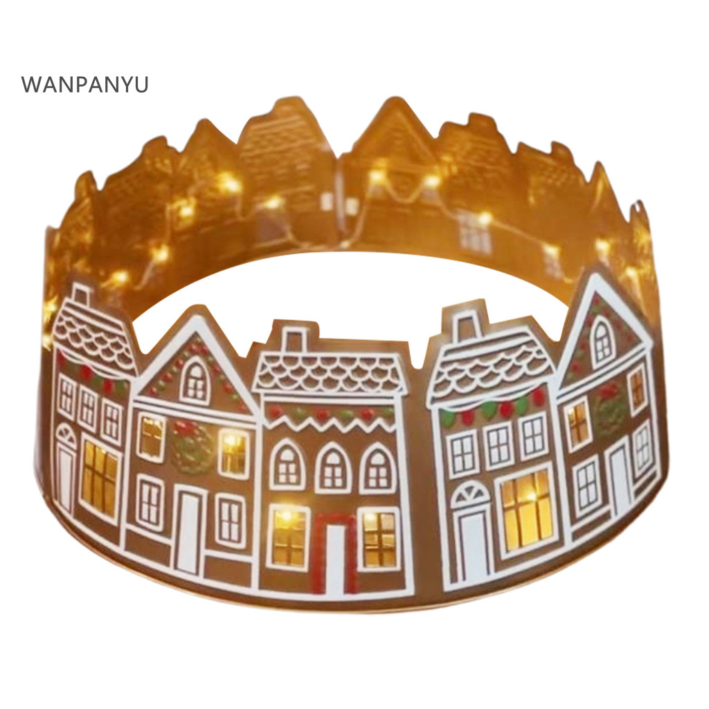 wanpanyu Christmas Tree Collar with Built-in Led Lights Unique Design ...