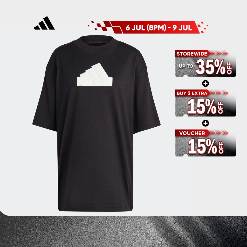 adidas Lifestyle Future Icons Badge of Sport Boyfriend Tee Women Black ...