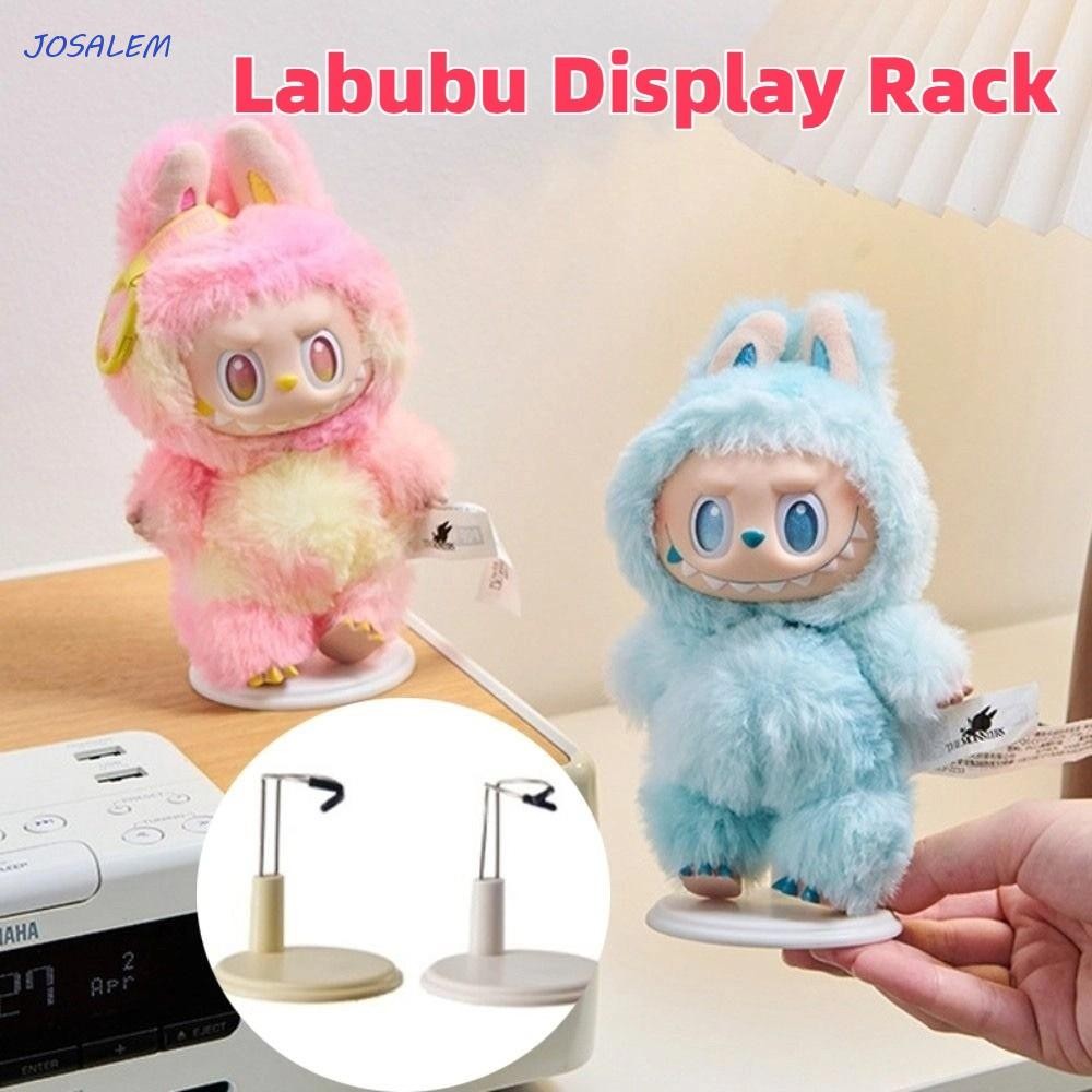 JOSALEM 6pcs Labubu Display Rack, Metal Support Desktop Display Labubu ...