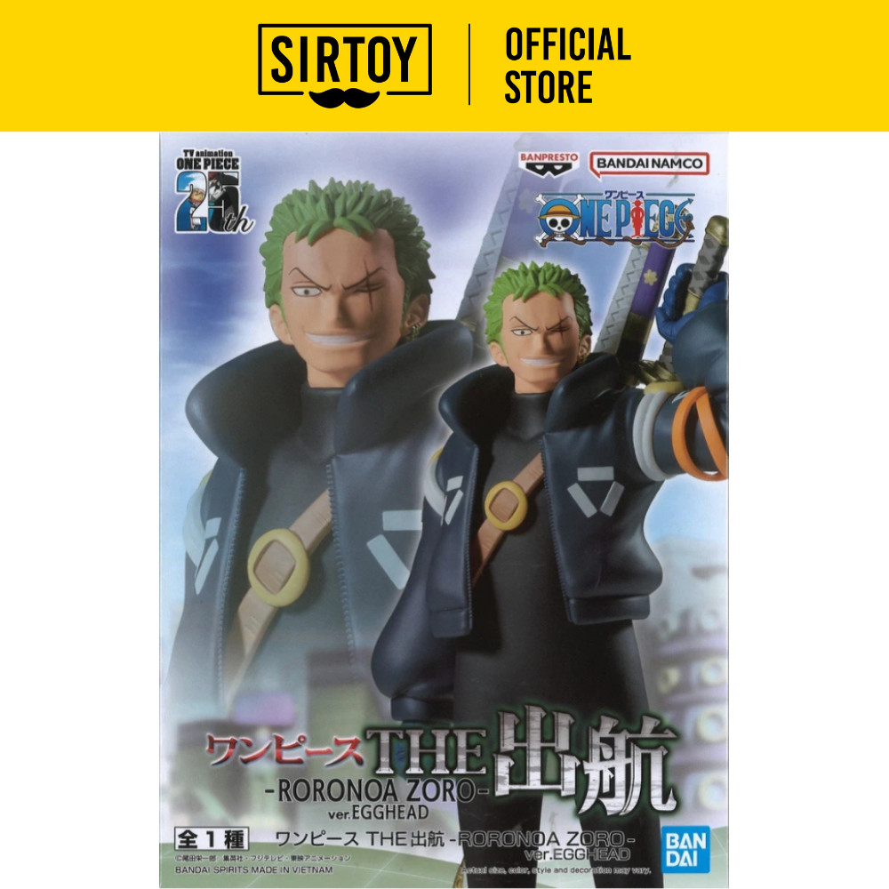 Banpresto One Piece The Shukko - Roronoa Zoro - Ver Egghead | Shopee ...