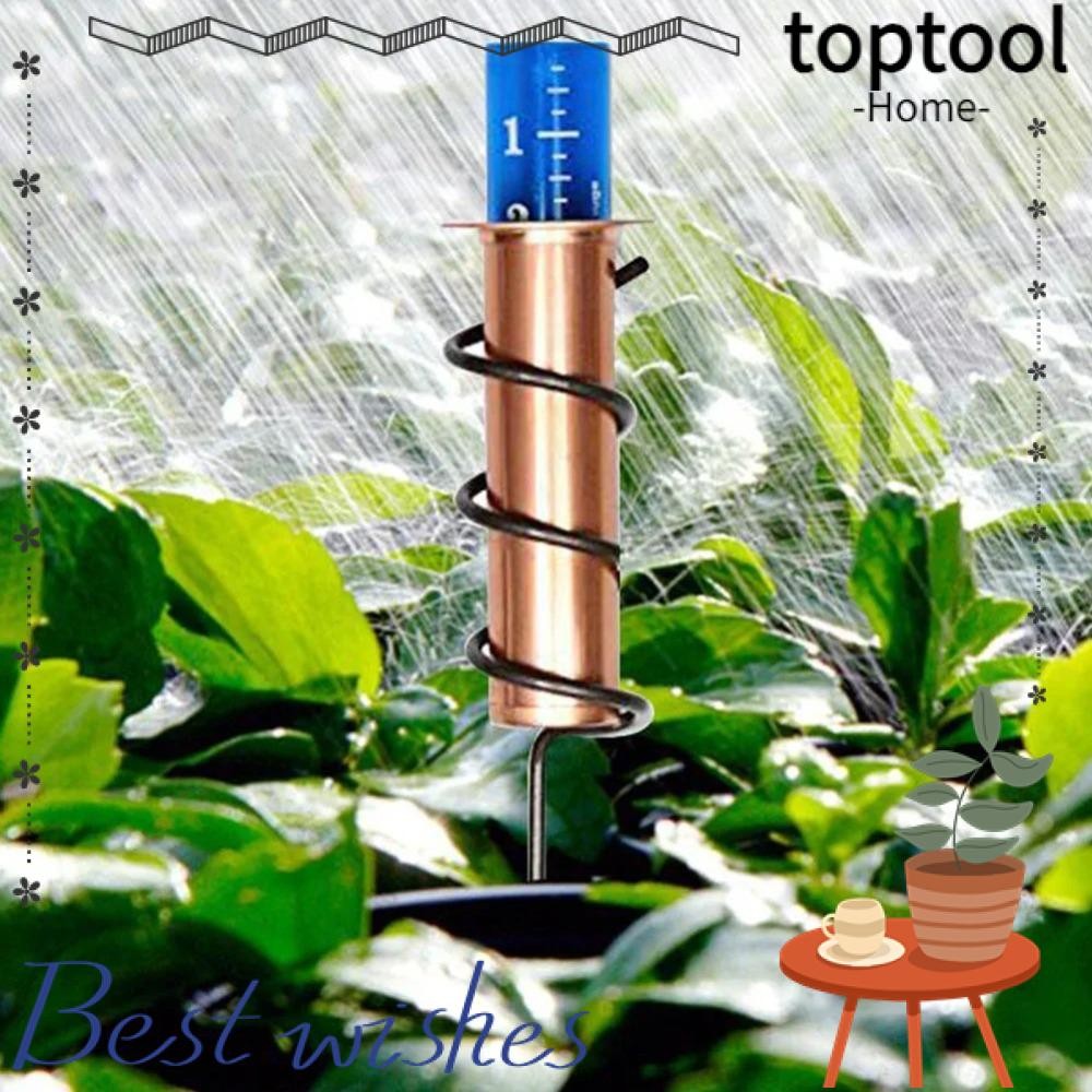 TOPTOOL Garden Rain Measure Gauge, Snail Pile Durable Floating Rain ...