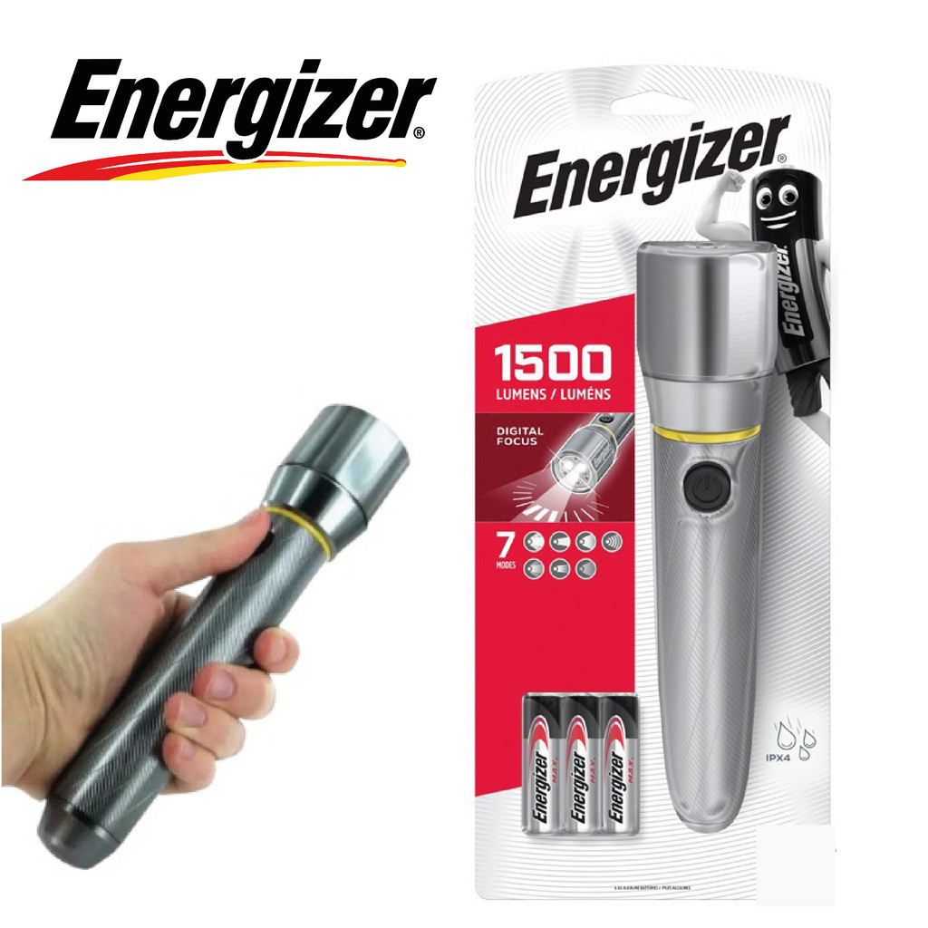 Energizer 6AA 1500L LED Metal Flashlight (PMZH611) | Shopee Malaysia