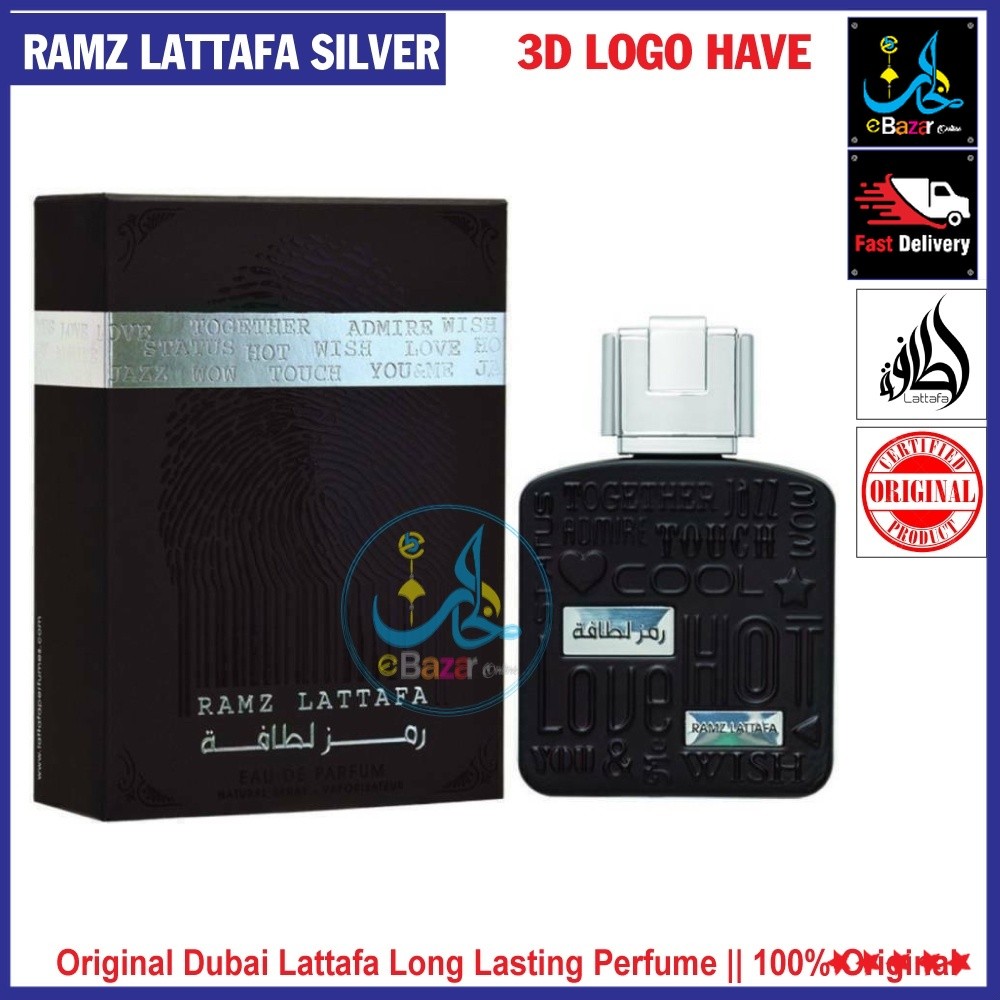Ramz Lattafa Silver Eau de Parfum 100ml Perfume Spray 100%Original 🌸 ...
