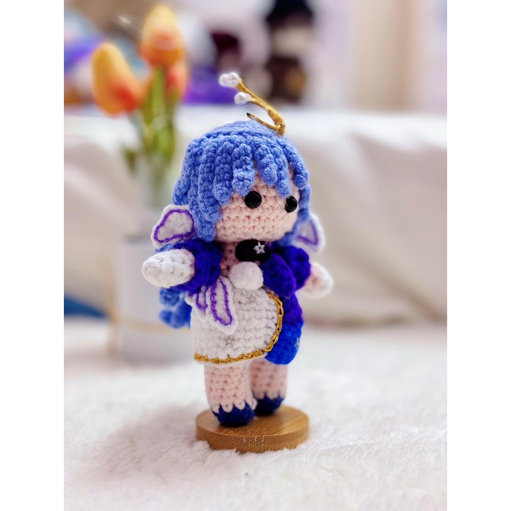 Mini Version Robin Anime Honkai Star Rail HSR Cute Handmade Crochet ...