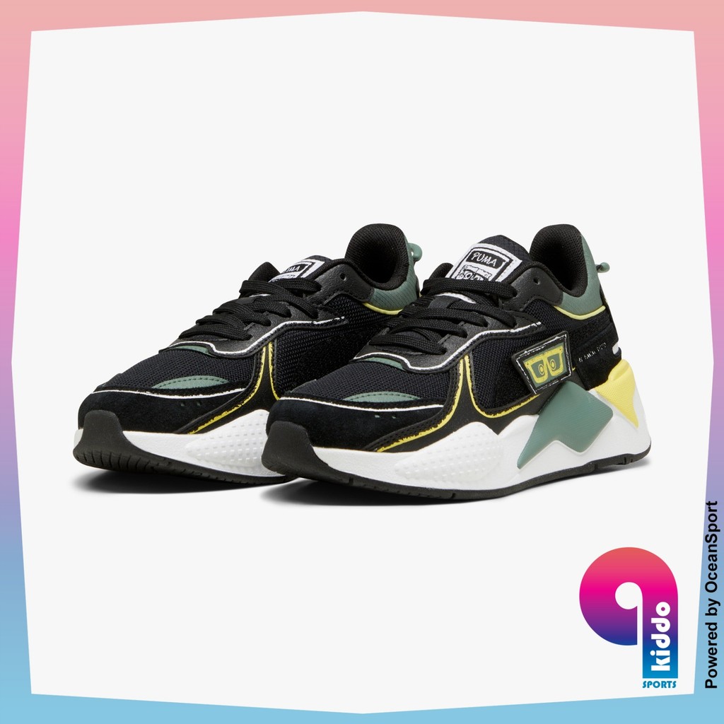 PUMA Junior RS-X Spongebob Jr PUMA Black-Lemon Merin (39389001 ...