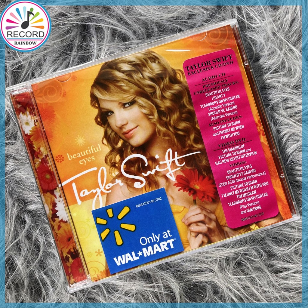 Original Taylor Swift Beautiful Eyes CD+DVD Album [Sealed] Brand New ...