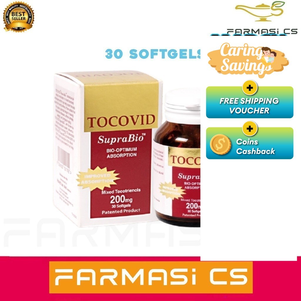 HOVID Tocovid Suprabio 200mg 30 softgels EXP:04/2028 [ Farmasi CS ...