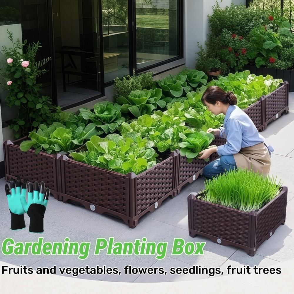 Home balcony vegetable planting box, vegetable planting box, fruit ...