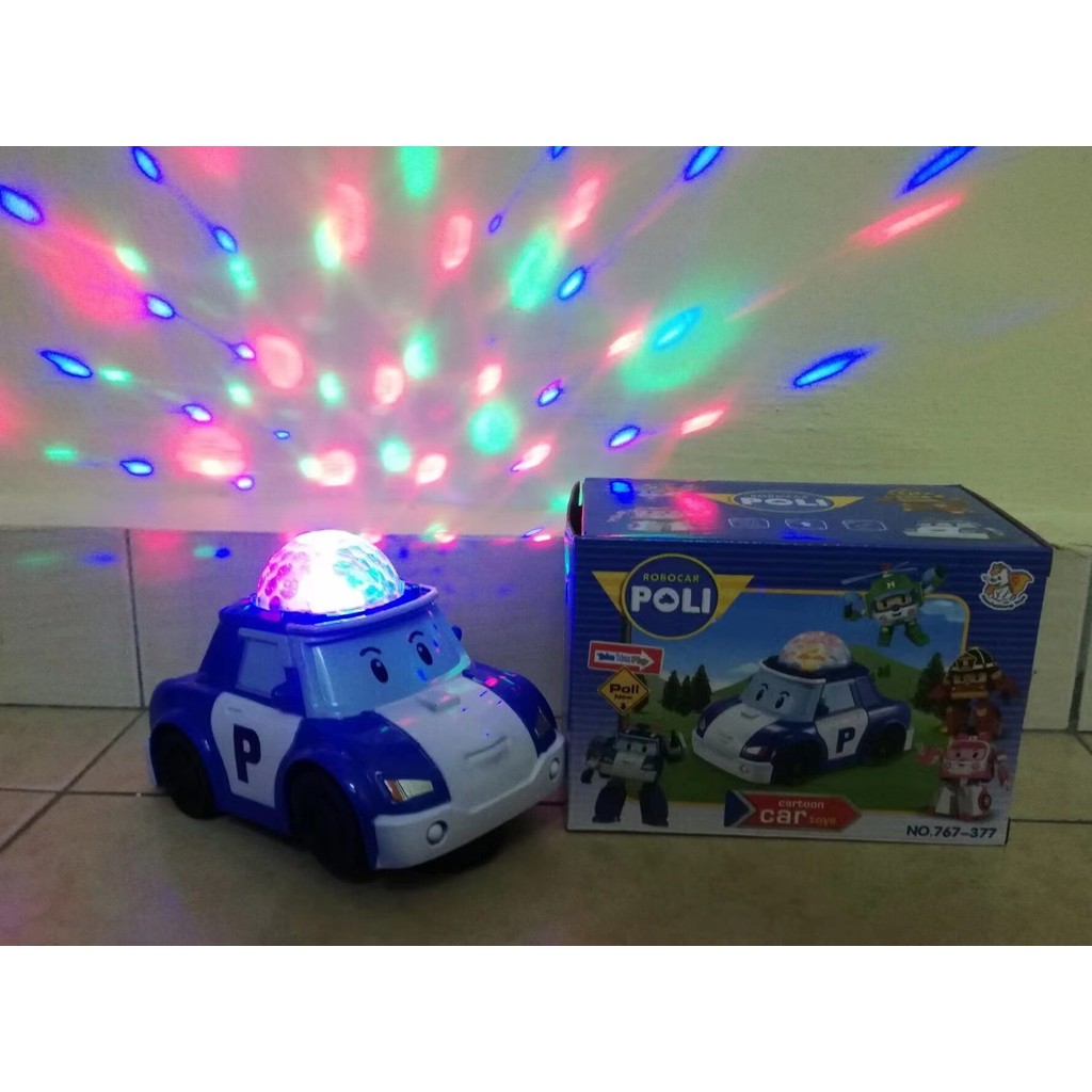 NEW TOY ROBOCAR POLI WITH LIGHTING & MUSIC | Shopee Malaysia