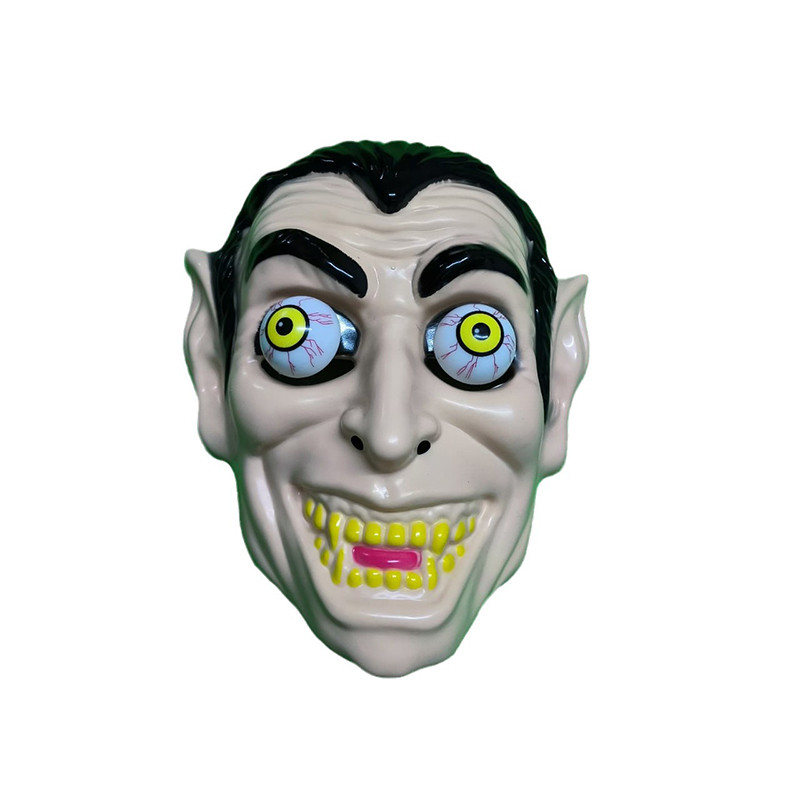 Si Halloween Horror Mask Spring-eyed Clown Vampire Skull Mask Script ...