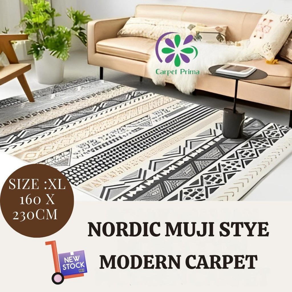 (NEW 4XL) 160cm X 230cm New Design Nordic/Muji/Scandinavian style ...