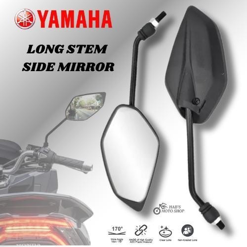 YAMAHA Mio Soul i 125 Leaf Type Long Stem Clear Lens Side Mirror Plain ...