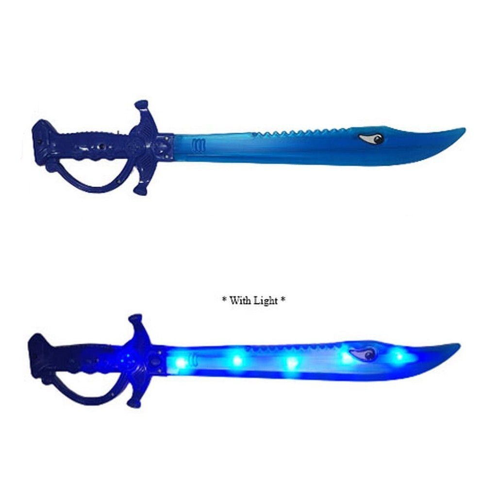 PEDANG BERLAMPU MAINAN KANAK-KANAK / KIDS PLASTIC SWORD TOY WITH BLUE ...