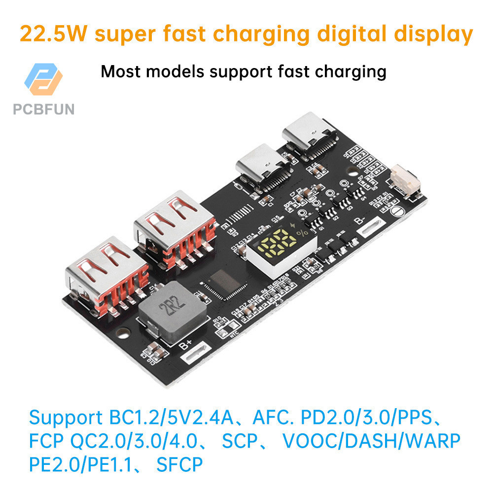 Pcbfun Full Agreement 22.5W Charging Treasure Motherboard Fast Charging ...