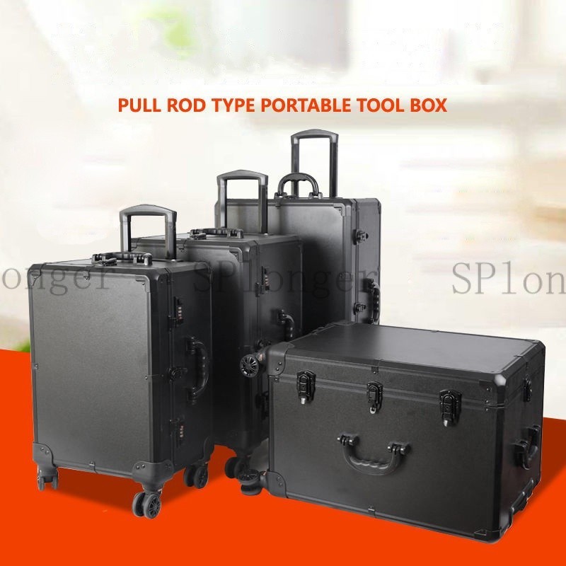 Password Aluminum Trolley Tool Box Suitcase Storage Case Hardware ...