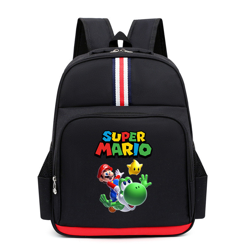 Mario Mario Backpack Game Merchandise Student Backpack Outdoor Travel ...