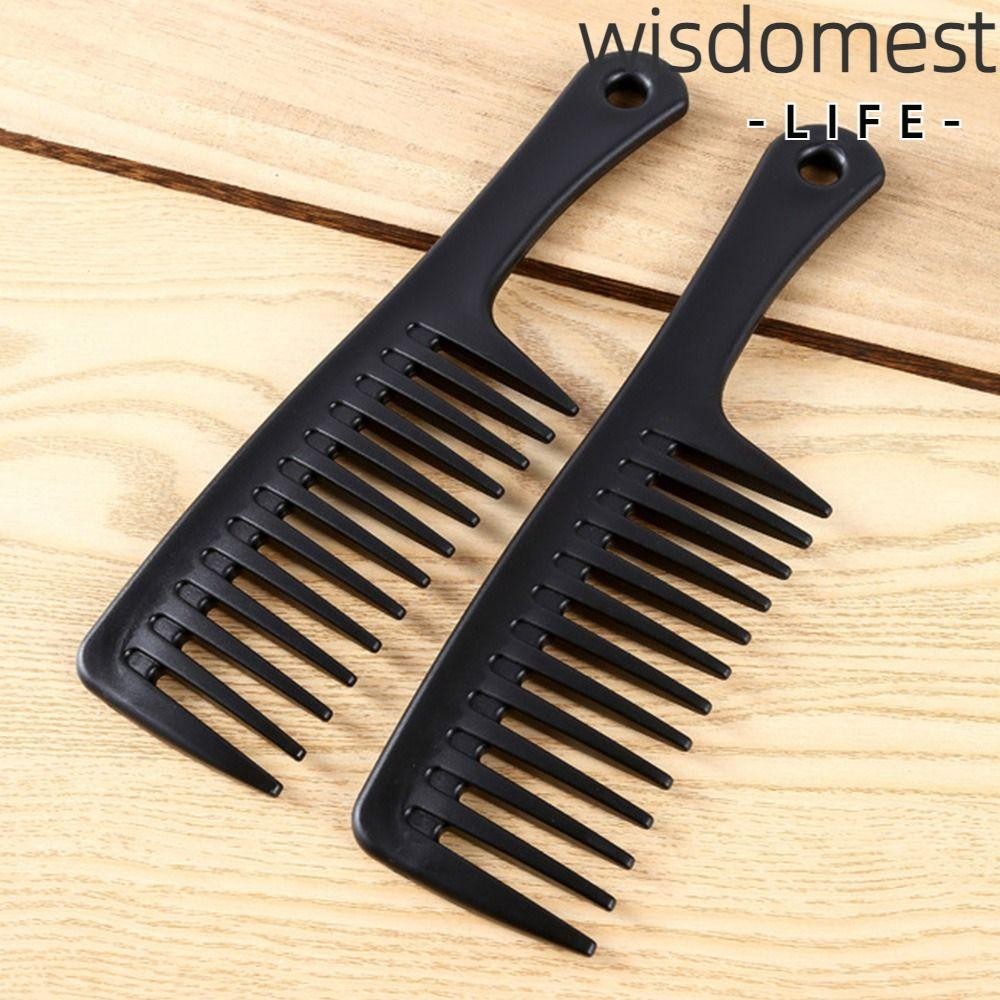 WISDOMEST1 Wide Tooth Comb Health Care Plastic Massive Jumbo Anti ...