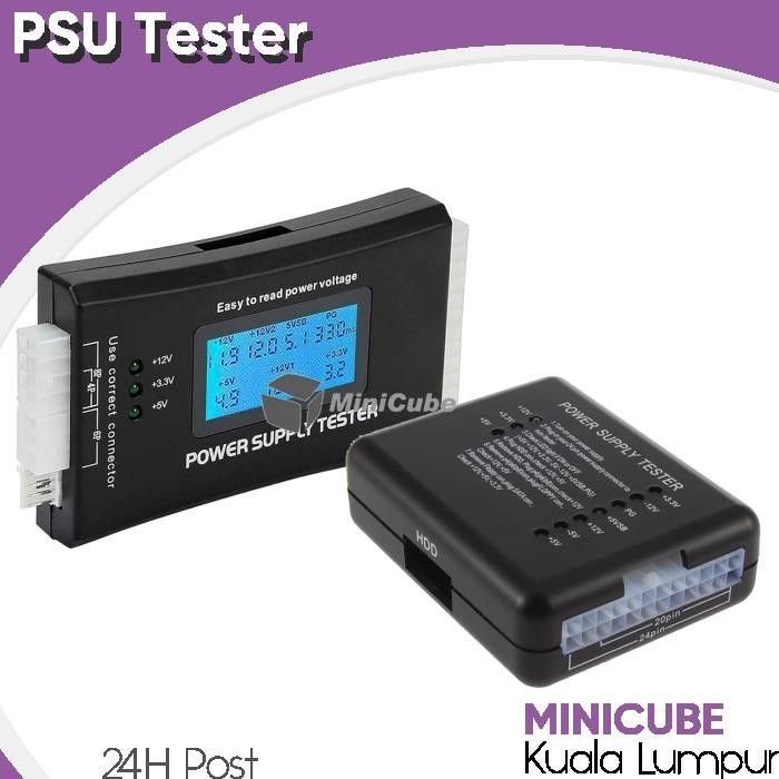 Power Supply Tester PC 20/24 Pin PSU ATX SATA Tester | Shopee Malaysia
