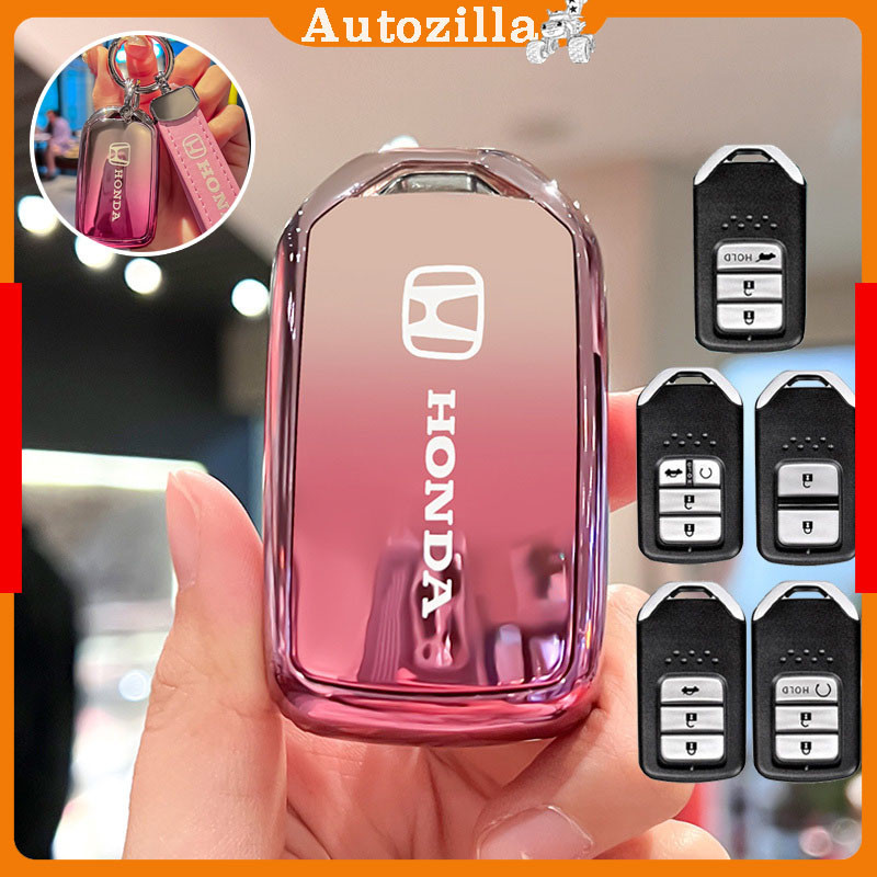 【Local Stock】Honda Smart Car Key Cover Fit 2/3/4 Buttons Penutup Kunci ...