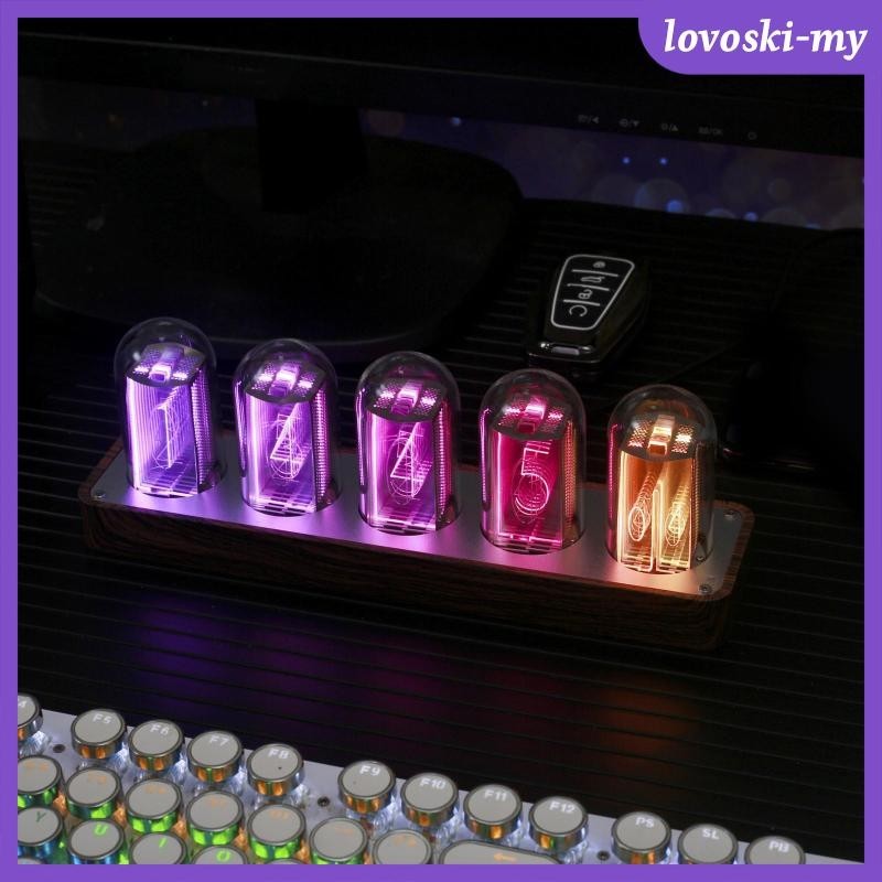 [LovoskiMY] Nixie Tube Clock set Time Calibration Colorful Creative USB ...