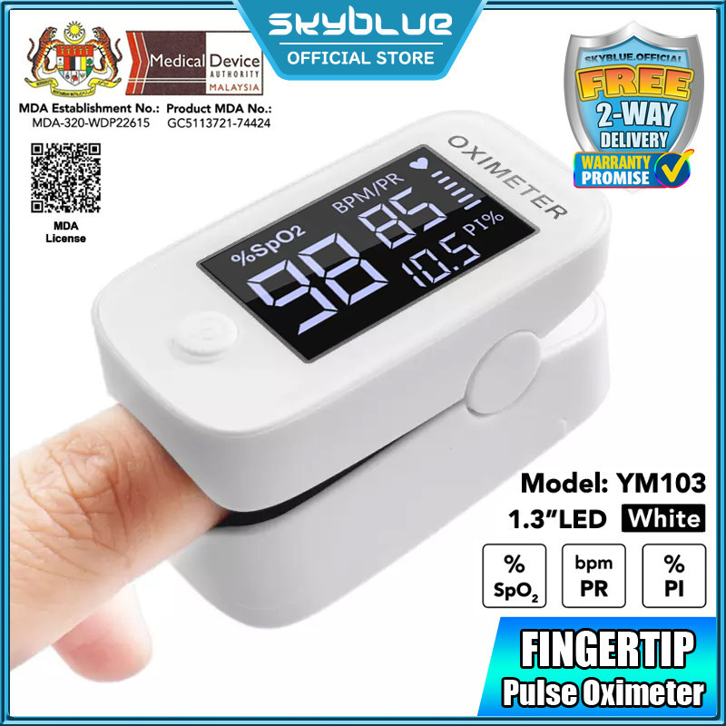 Oksimeter Nadi Hujung Jari Tekanan Oksigen Darah FingerTip Pulse ...