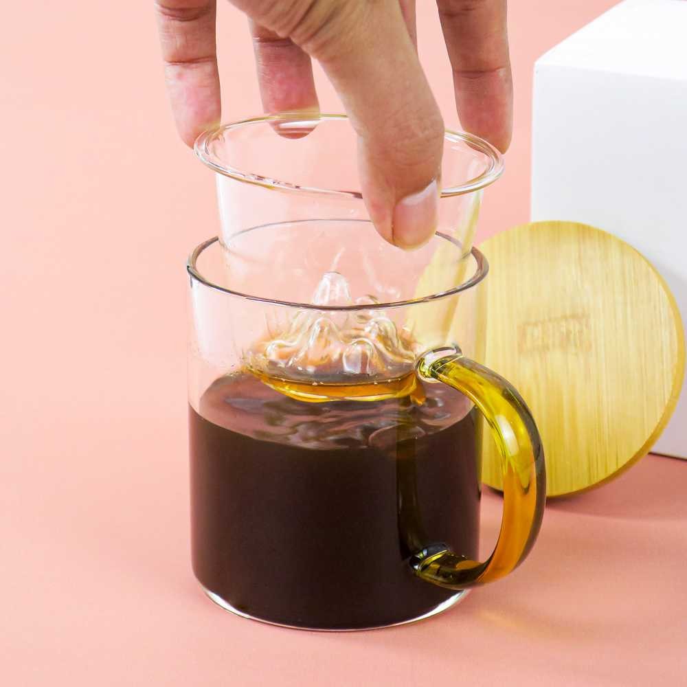 One Two Cups 350ml Tea Drink Glass with Infused Filter - JJK87 | Shopee ...