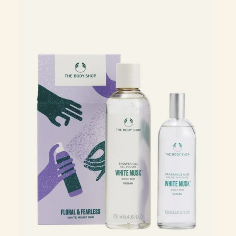 The Body Shop Floral & Fearless White Musk Duo | Shopee Malaysia
