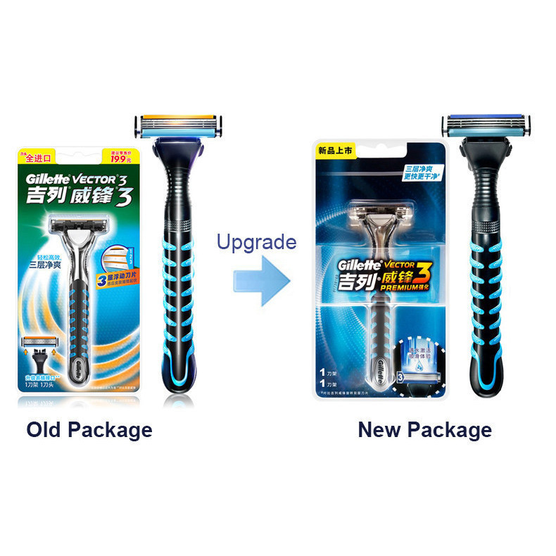 Gillette Sensor Excel Men's Razor Blades Double Edges Replacement Heads ...