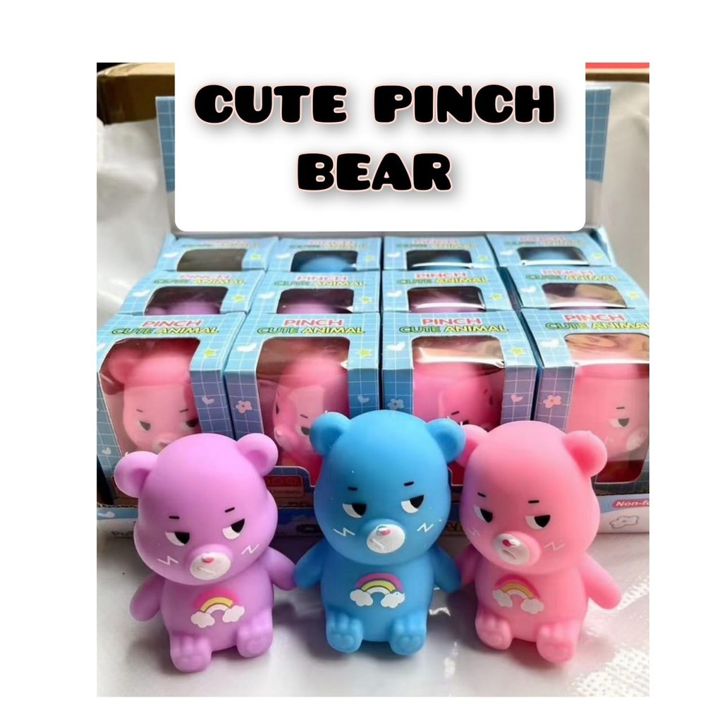 1 PCS CUTE PINCH BEAR SQUISHY TOY / STRESS SQUISHY FIDGET TOY / SQUISHY ...