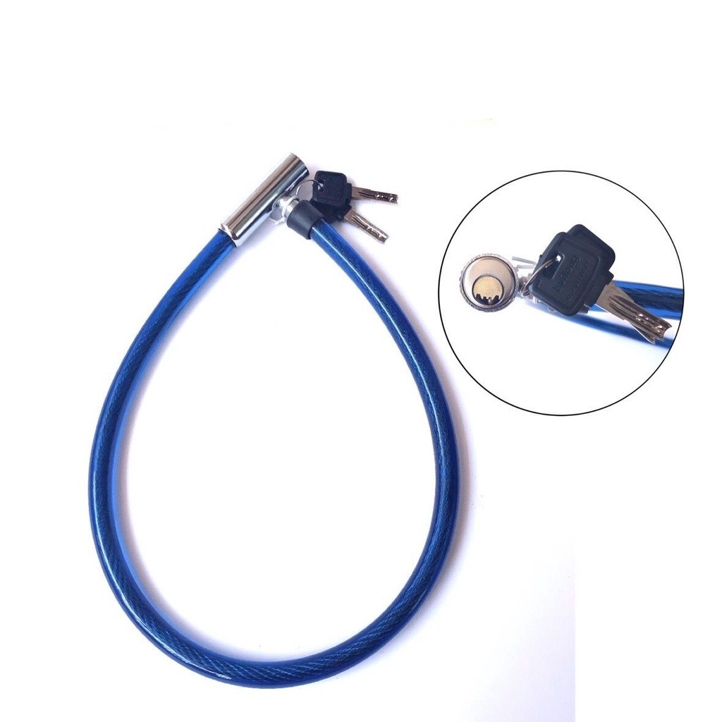 83cm long Bicycle Lock / Motorcycle Anti-Theft Cable Safety-Cycling ...