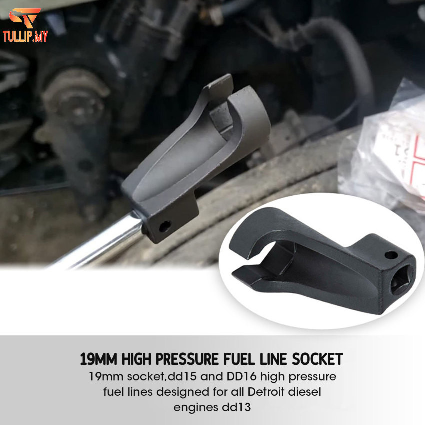 19MM Diesel Fuel Injector Line Socket For Detroit DD13 DD15 DD16 High ...