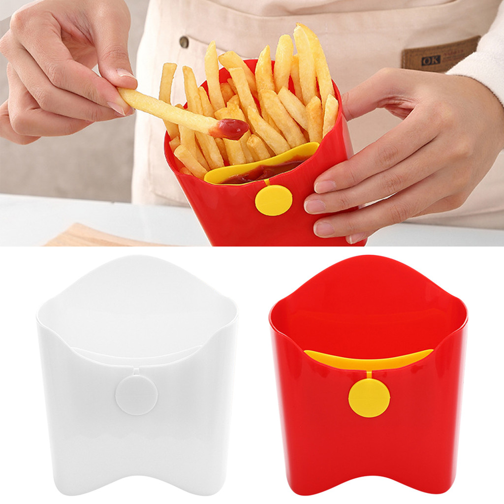 2024 New Fry Cups Snack Containers Fried Chicken Packaging Box Portable ...