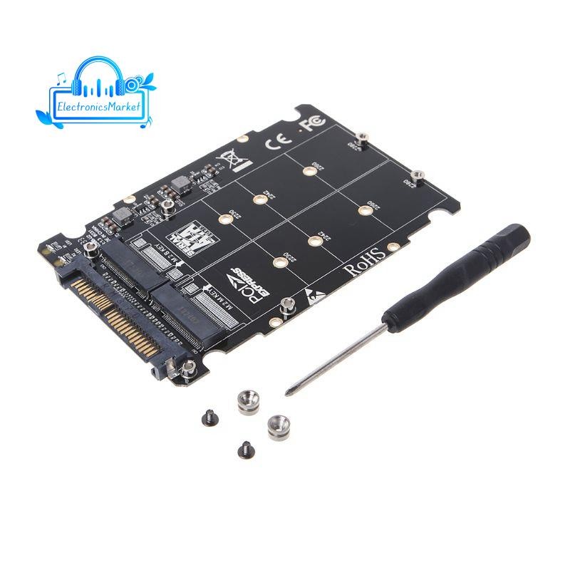 M.2 Ssd to U.2 Adapter 2In1 M.2 Nvme and Sata-Bus Ngff Ssd to Pci-E U.2 ...