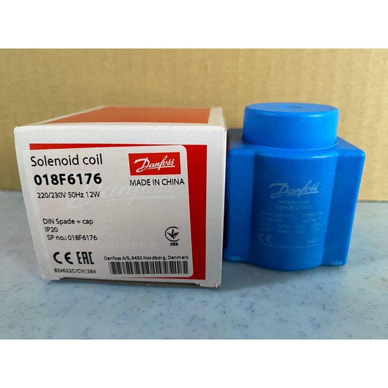 Danfoss Solenoid Coil 230V 12W 018F6176 | Shopee Malaysia
